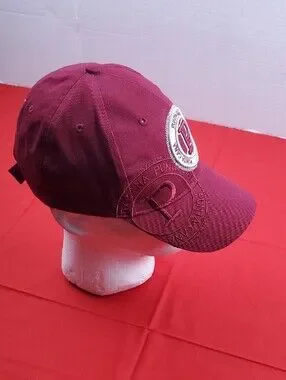 Robin Ruth | Accessories | Robin Ruth Burgundy Baseball Cap With Silver ...